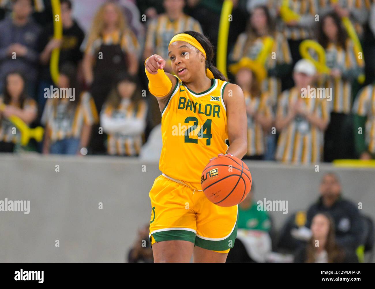 Waco, Texas, USA. 20th Jan, 2024. Baylor Lady Bears guard Sarah Andrews ...