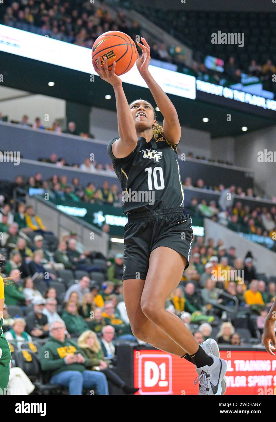 Waco, Texas, USA. 20th Jan, 2024. UCF Knights guard Mya Burns (10 ...
