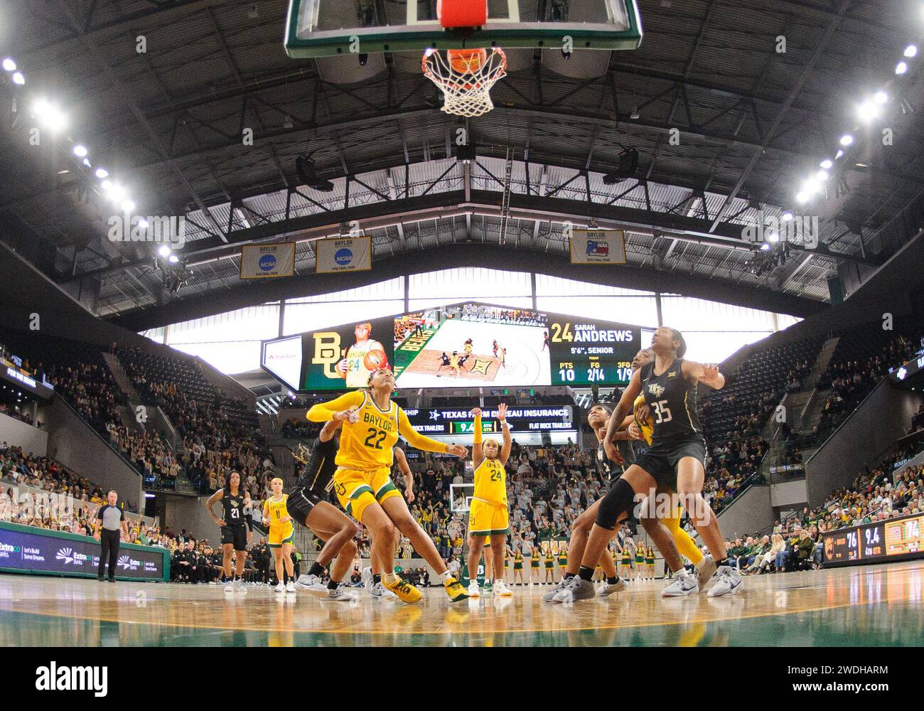 Waco, Texas, USA. 20th Jan, 2024. Baylor Lady Bears guard Sarah Andrews ...
