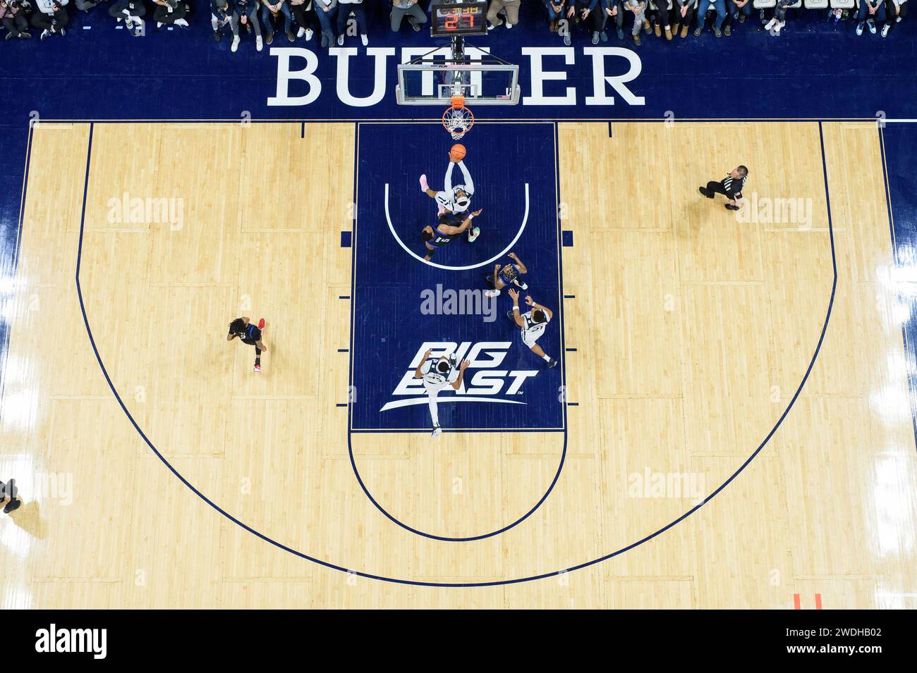 INDIANAPOLIS, IN - JANUARY 20: Butler Bulldogs guard Posh Alexander (5 ...