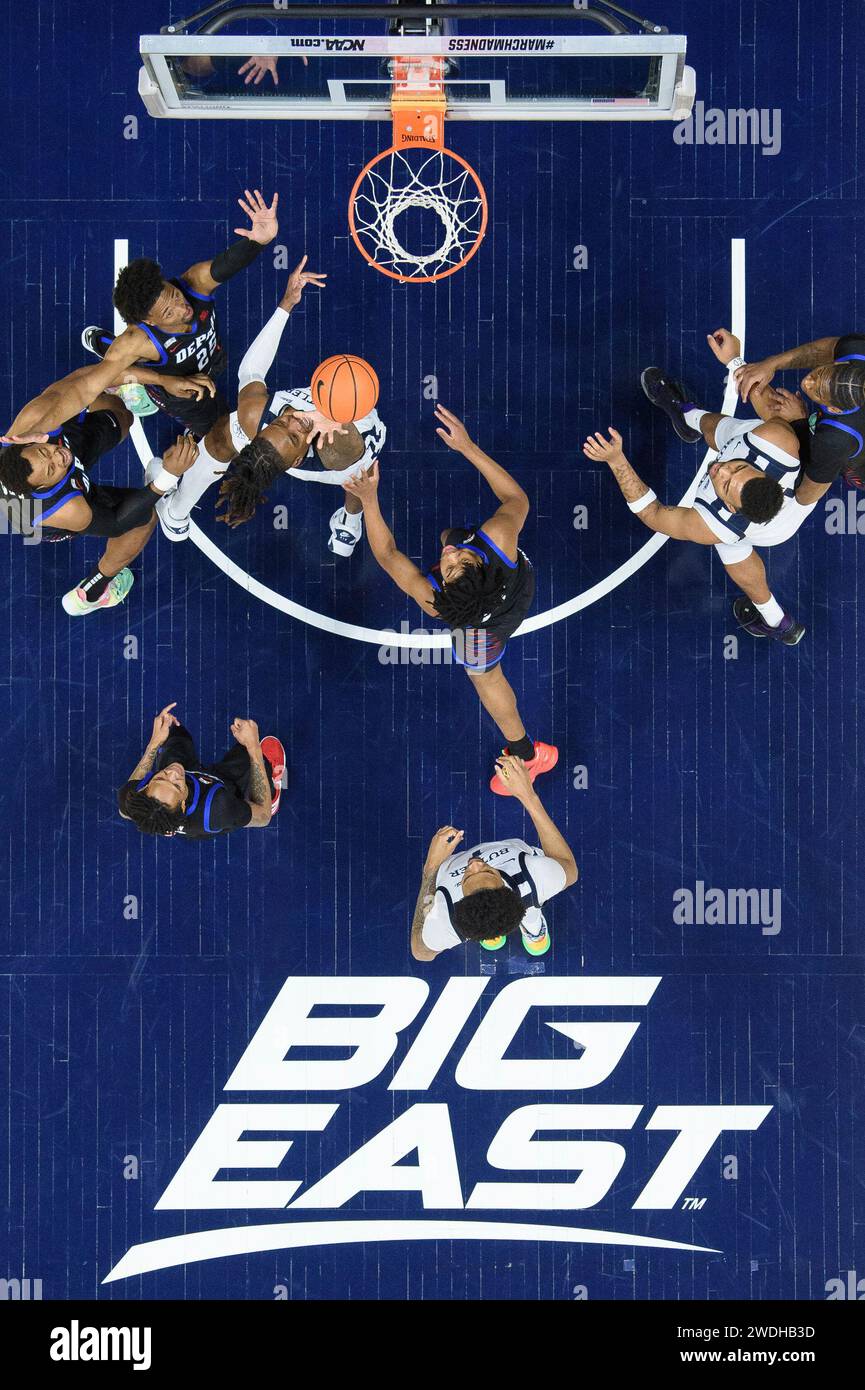 INDIANAPOLIS, IN - JANUARY 20: Butler Bulldogs forward Jahmyl Telfort ...