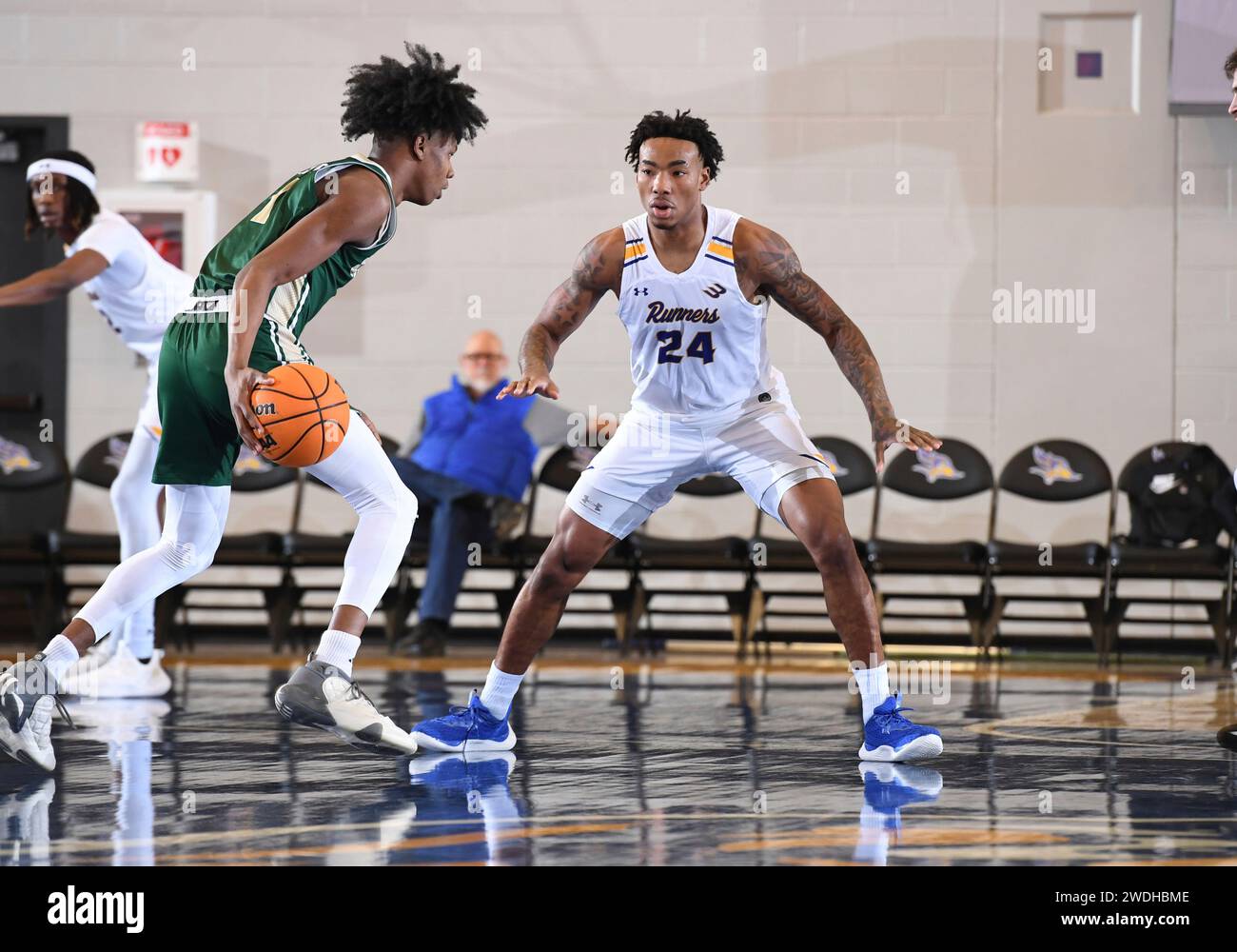 BAKERSFIELD, CA - JANUARY 20: Cal State Bakersfield Roadrunners guard ...