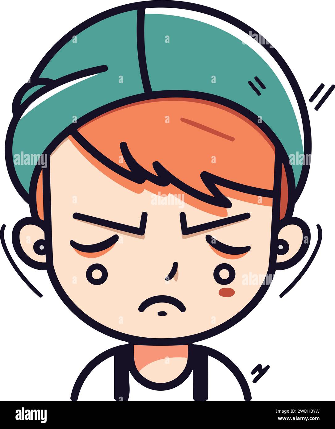 Bandage on the head Stock Vector Images - Alamy