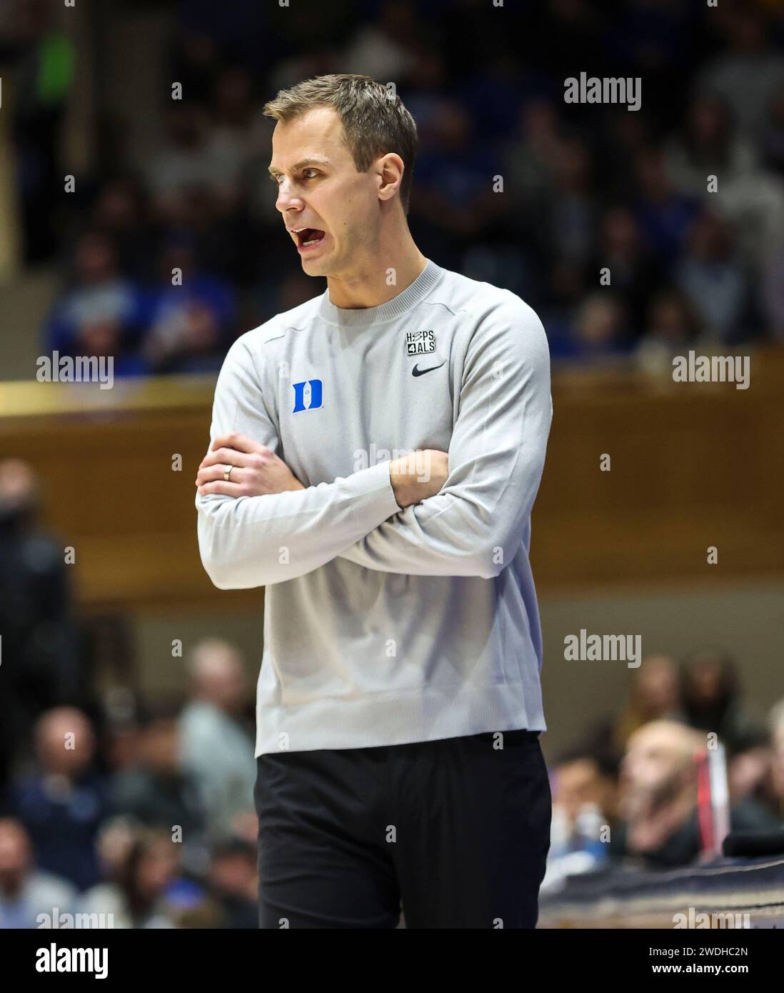 January 20, 2024: Jon Scheyer is the head basketball coach for Duke ...