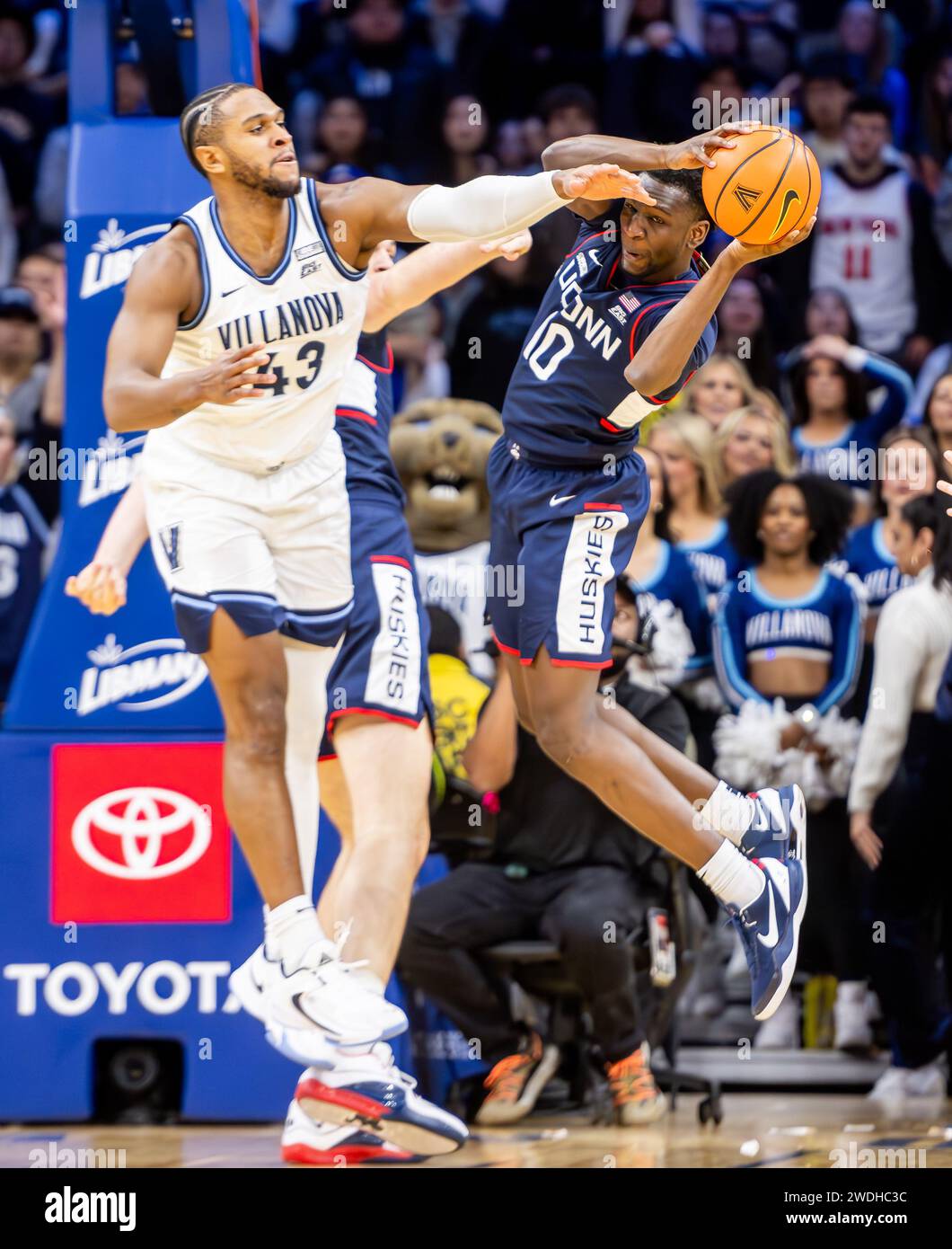 Philadelphia, USA. 20th Jan, 2024. January 20, 2024, Philadelphia, Pa, USA: Villanova Wildcats ...