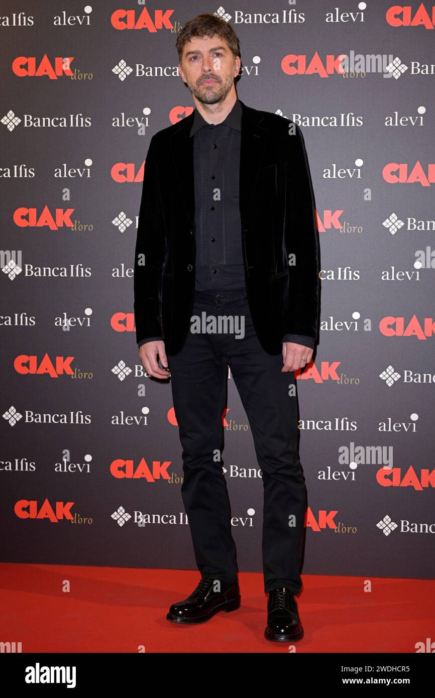 Rome, Italy. 20th Jan, 2024. Michele Riondino attends the Ciak d'Oro ...