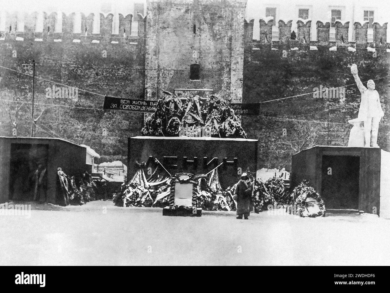FILE - The first mausoleum of Vladimir Lenin, the founder of the Soviet ...