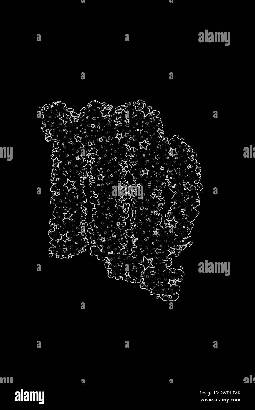 Virgo Zodiac Sign, Virgin Horoscope Symbol, clipping path Stock Photo ...