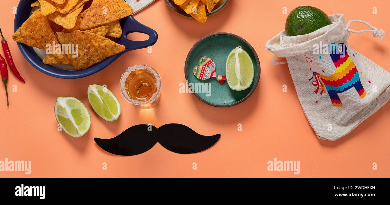 Cinco de mayo party food. Mexican holiday Cinco de mayo traditional ...