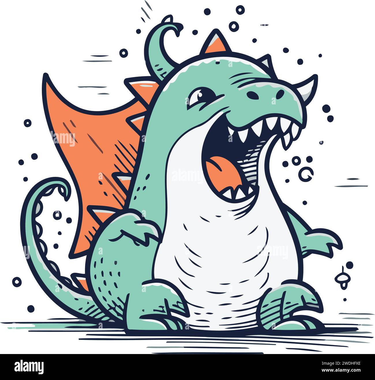 Monster with wings hi-res stock photography and images - Alamy