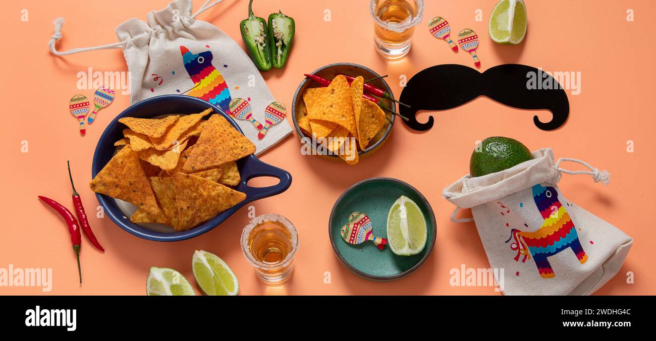 Cinco de mayo party food. Mexican holiday Cinco de mayo traditional ...