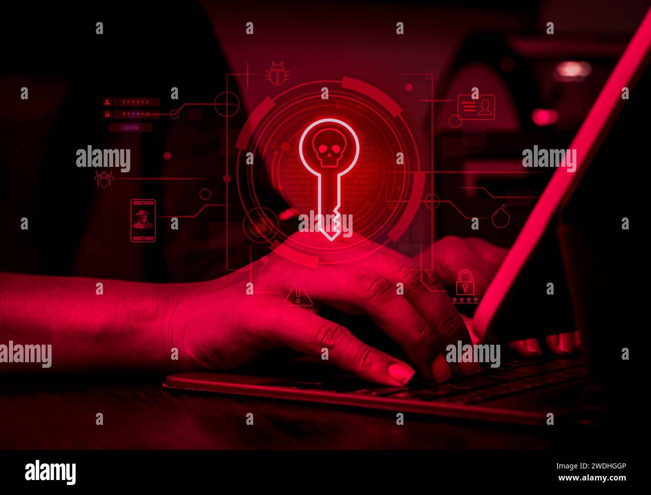 Virus scammer hi-res stock photography and images - Alamy