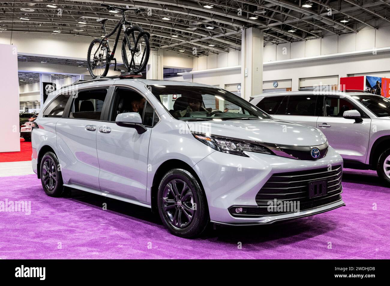 Washington, United States. 19th Jan, 2024. The 2024 Toyota Sienna XLE ...