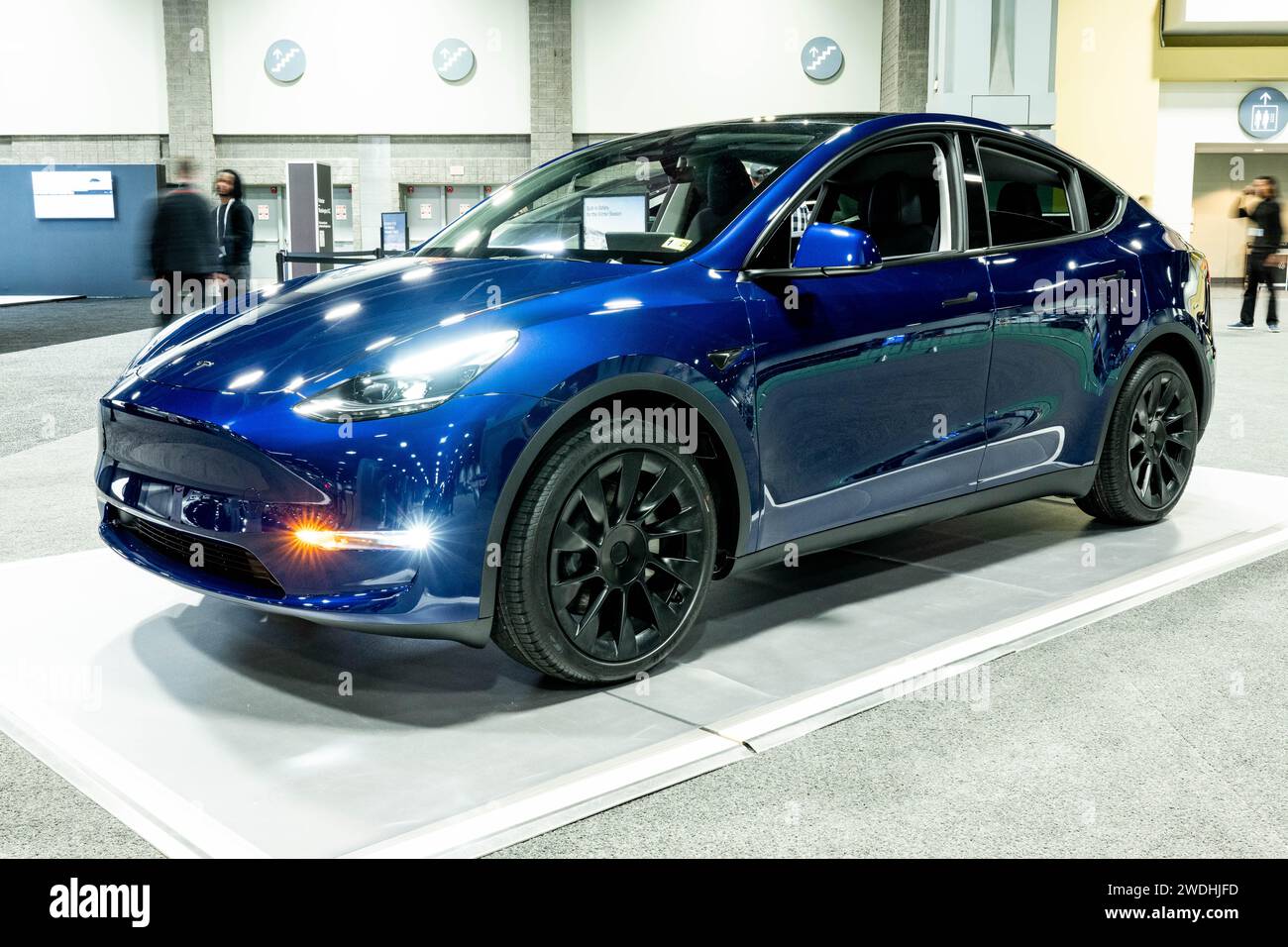 Washington, United States. 19th Jan, 2024. The Tesla Model Y at the ...
