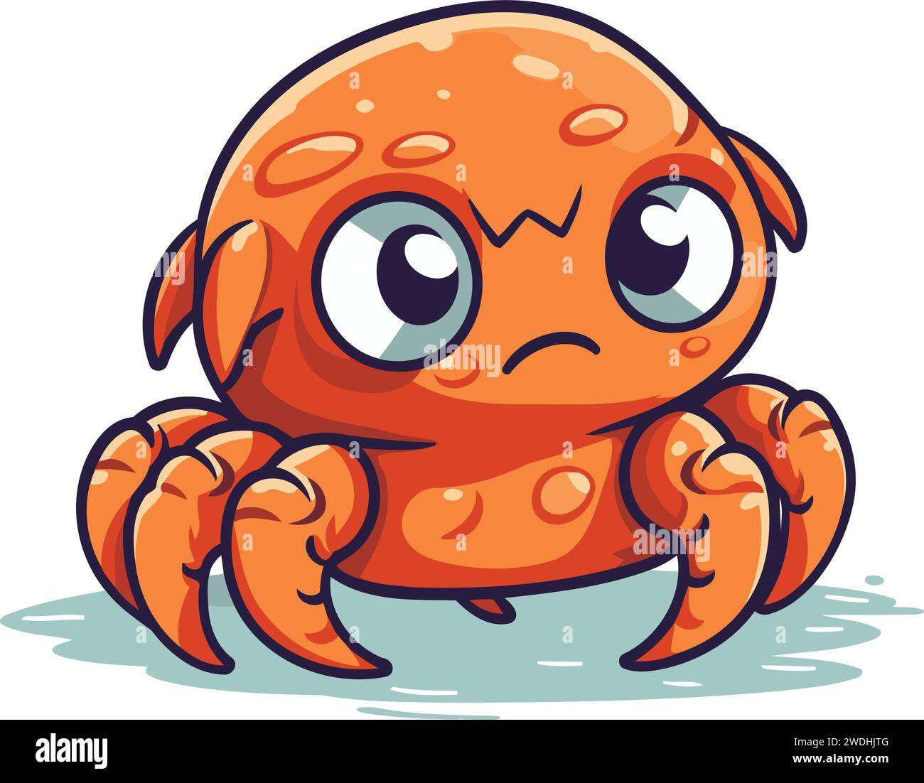 Crustaceans illustration Stock Vector Images - Alamy