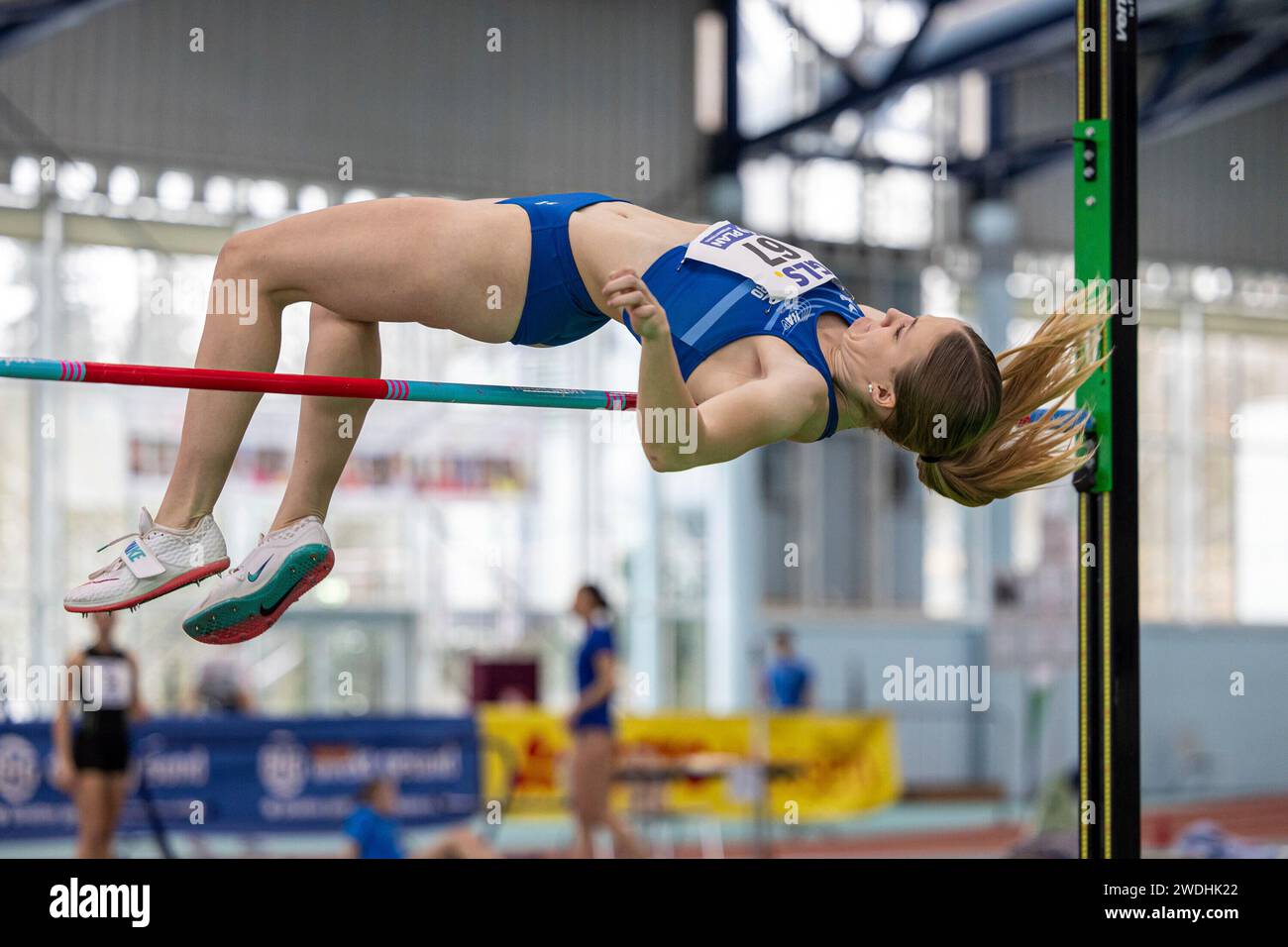 Maria Schnemilich (1. LAV Rostock) wird deutsche Fuenfkampfmeisterin ...