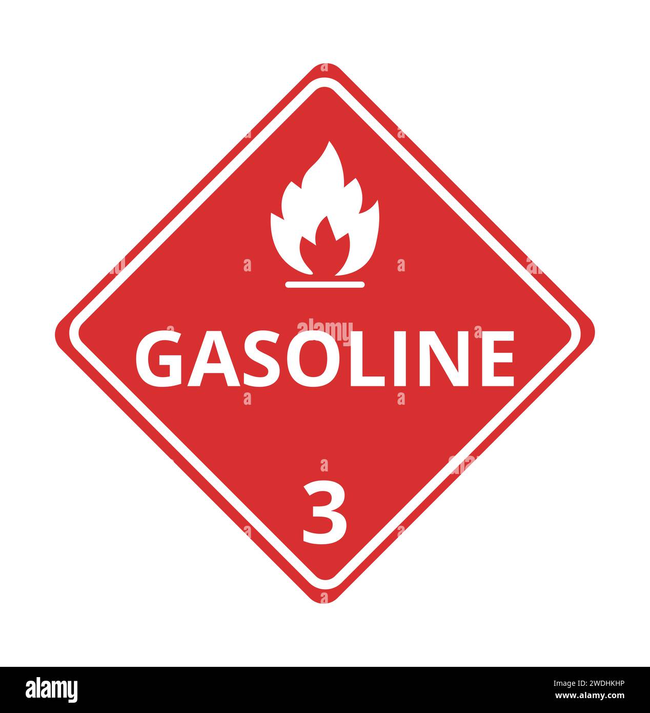 Flammable gas label hi-res stock photography and images - Alamy