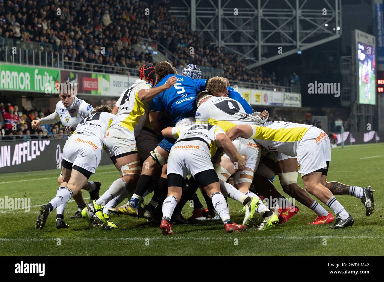 Vannes, France. 19th Jan, 2024. Maul for Joseph Edwards and Anton ...