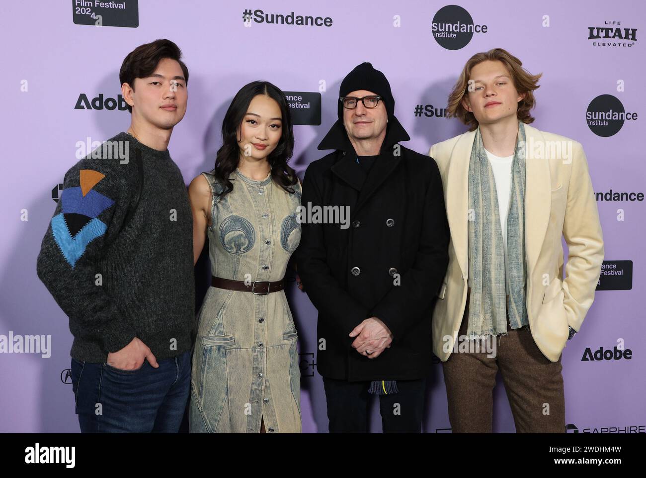 Park City, USA. 19th Jan, 2024. Eddy Maday, Callina Liang, Steven ...