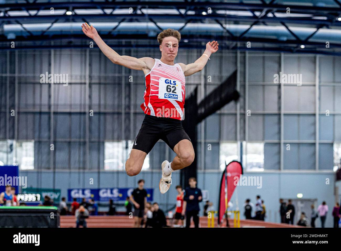 Frankfurt, Deutschland. 20th Jan, 2024. Moritz Bartko (SC Potsdam); DM ...