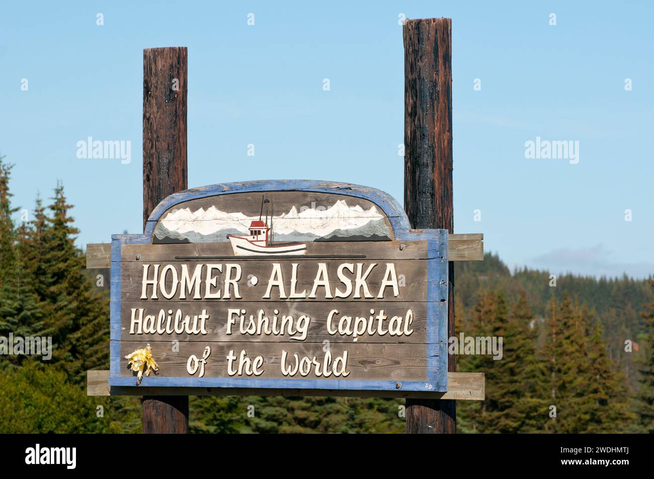 Homer welcome sign hi-res stock photography and images - Alamy