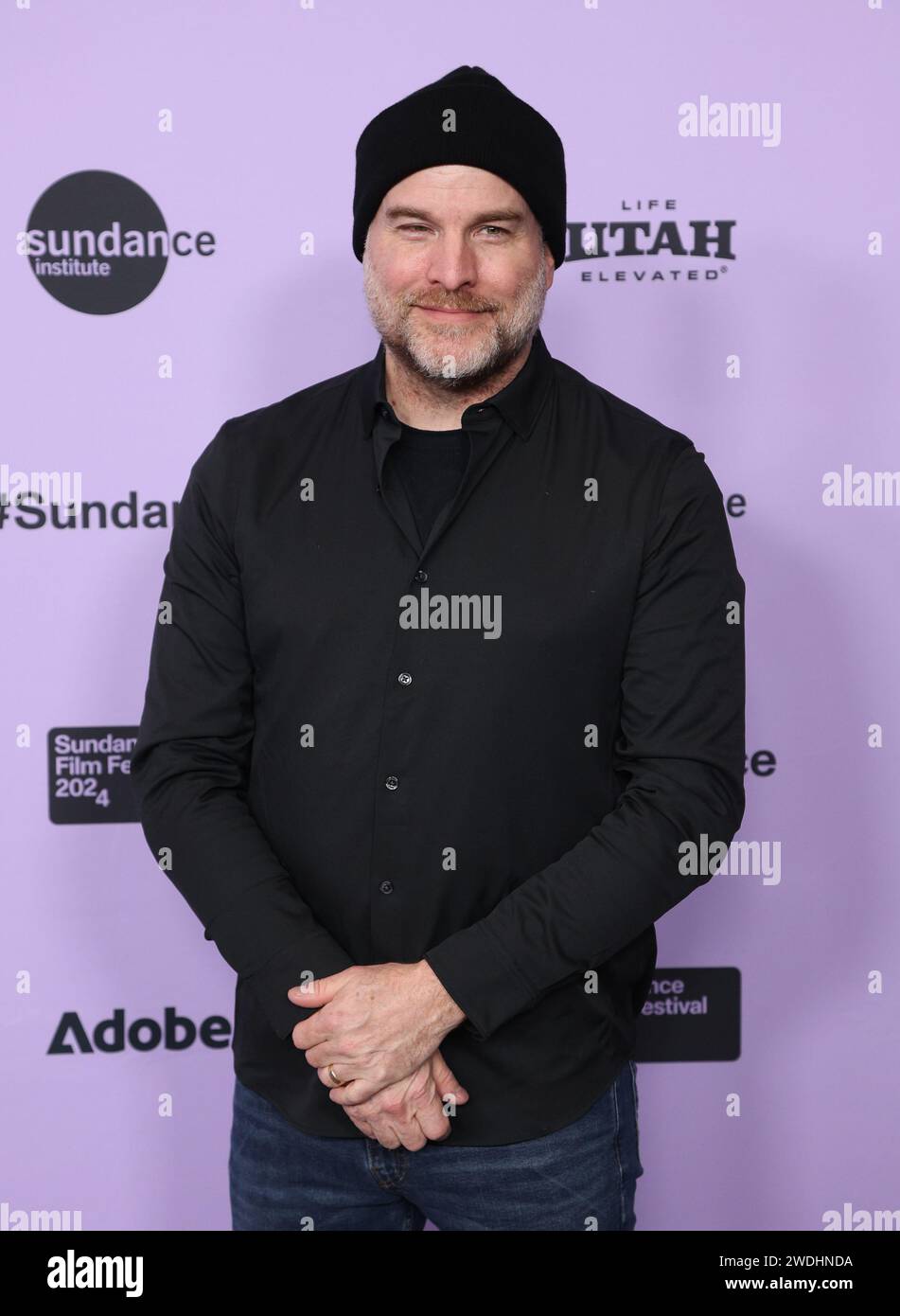 Park City, USA. 19th Jan, 2024. Steve Newburn arriving to the ...