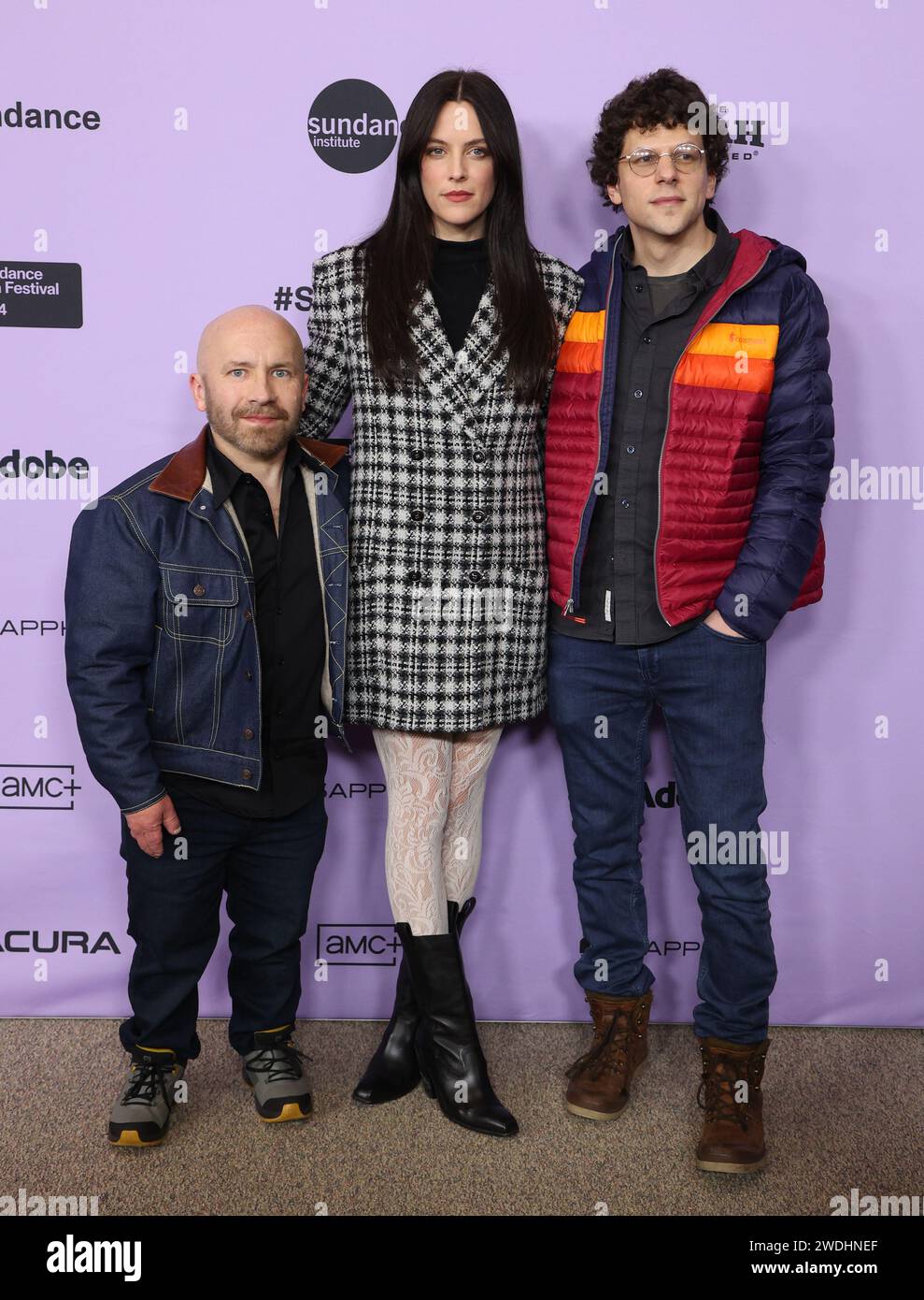 Park City, USA. 19th Jan, 2024. Christophe Zajac-Denek, Riley Keough ...