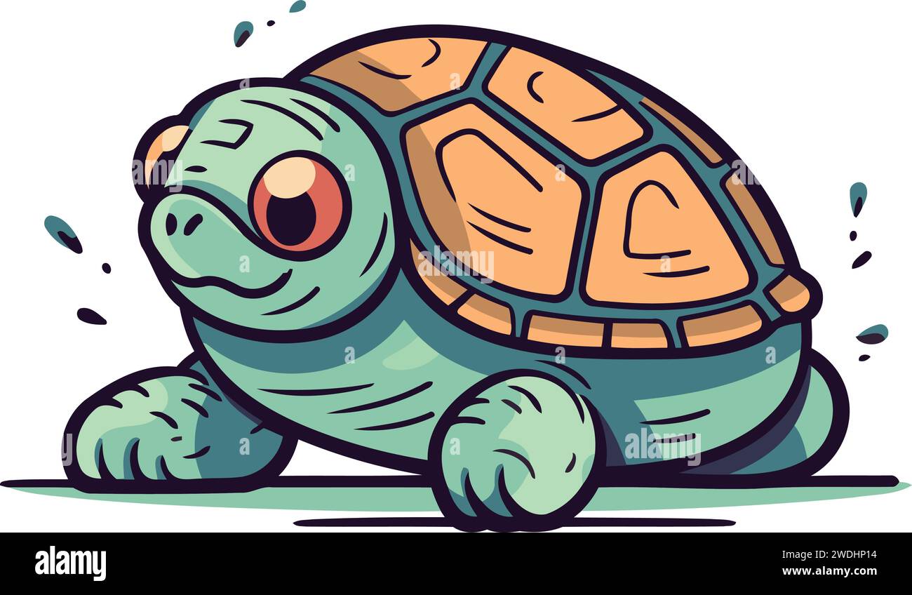 Funny turtle Cut Out Stock Images & Pictures - Alamy