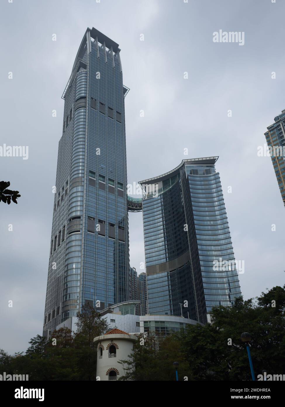 Hong Kong, China - January 11 2024: Nina Tower in Tsuen Wan, Hong Kong ...