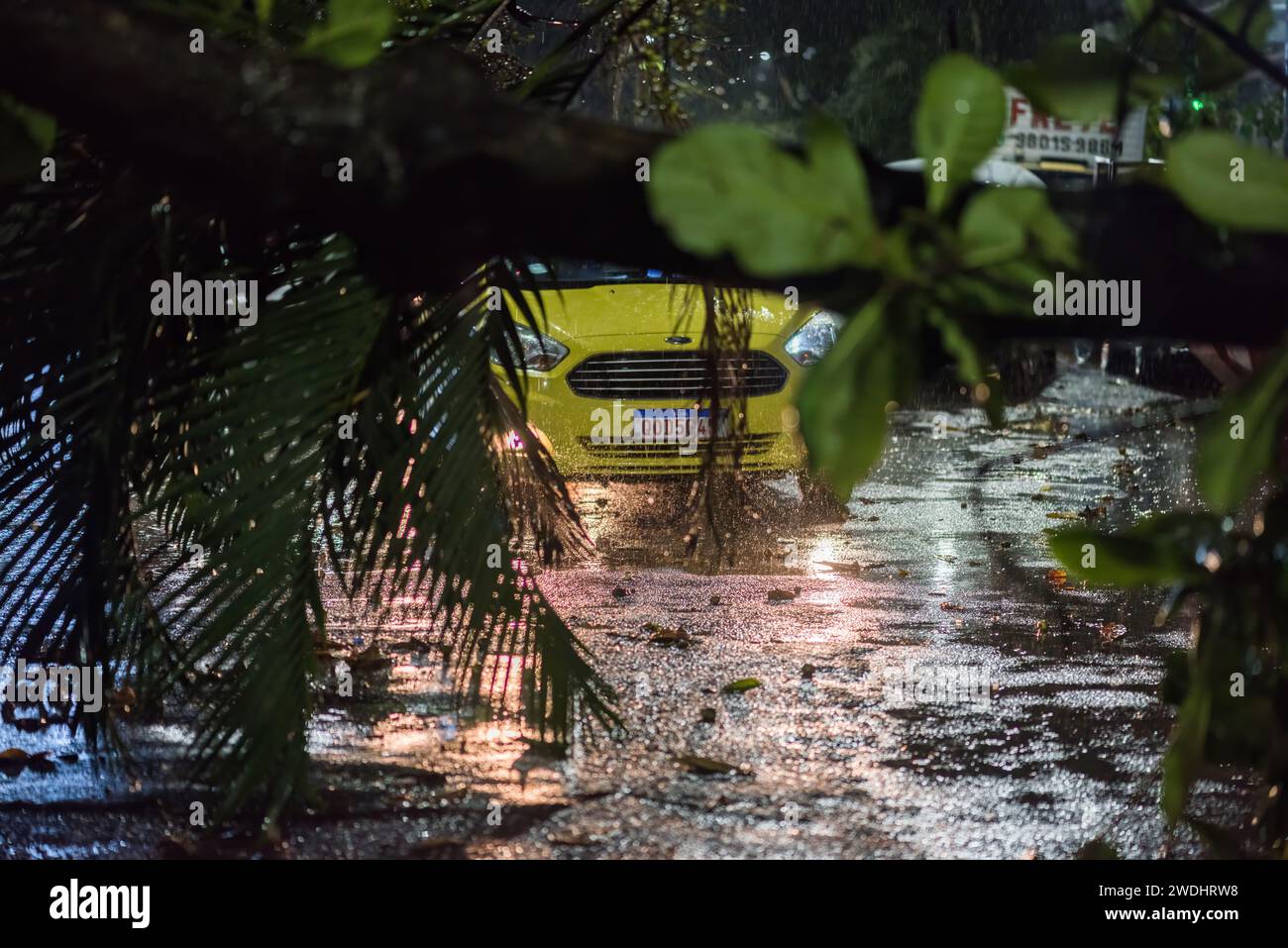 Rio de Janeiro, Brazil. 21st Jan, 2024. Severe tropical storm aftermath ...