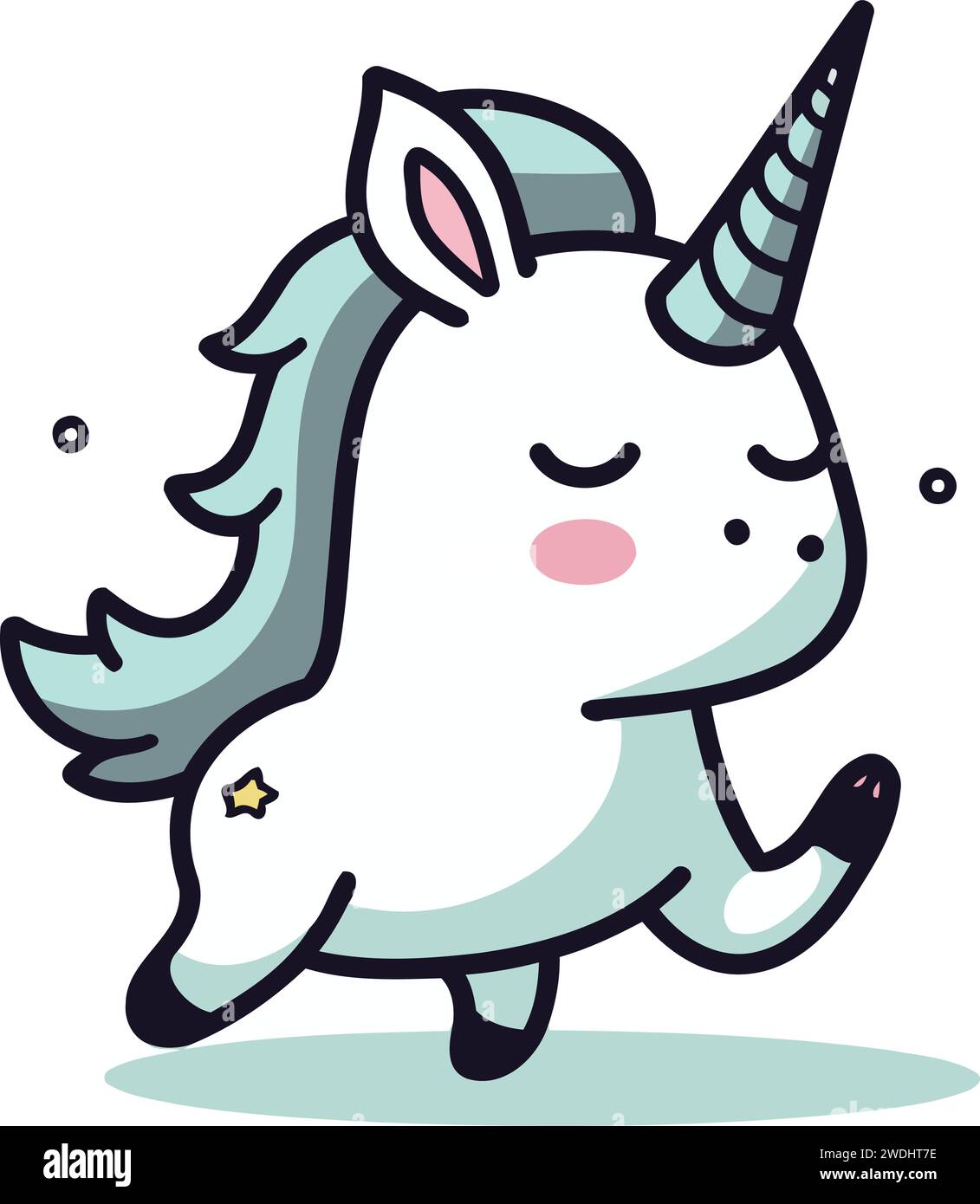 Running unicorn hi-res stock photography and images - Alamy
