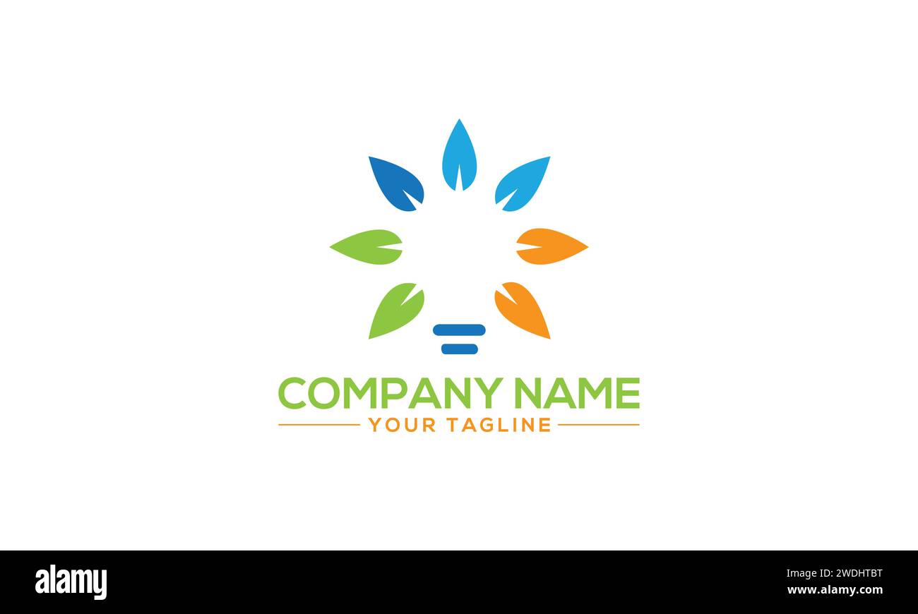 Energy Light Logo Design. Creative and Professional Solar energy bulb ...