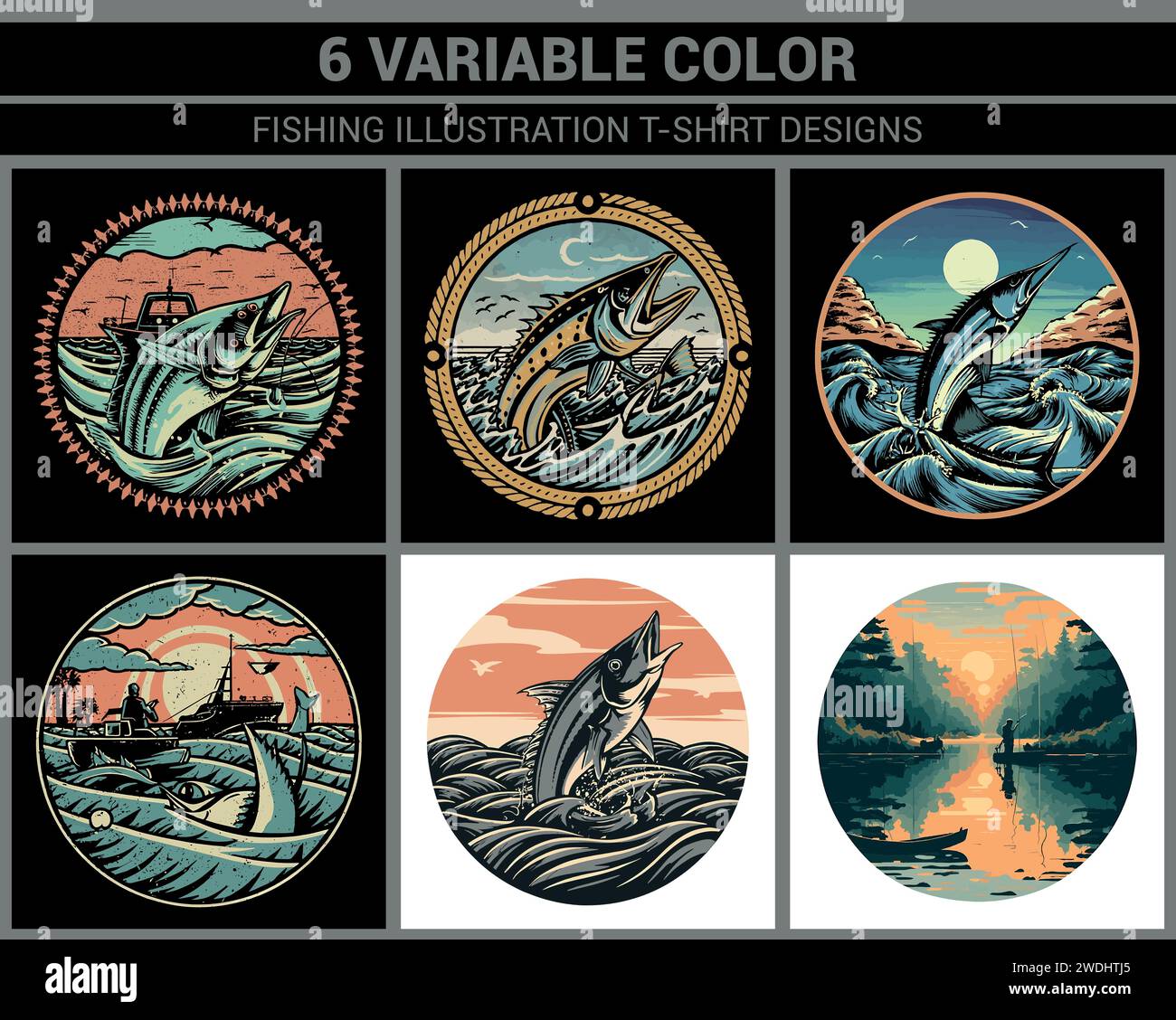 Fishing T shirt design Stock Vector Image & Art - Alamy