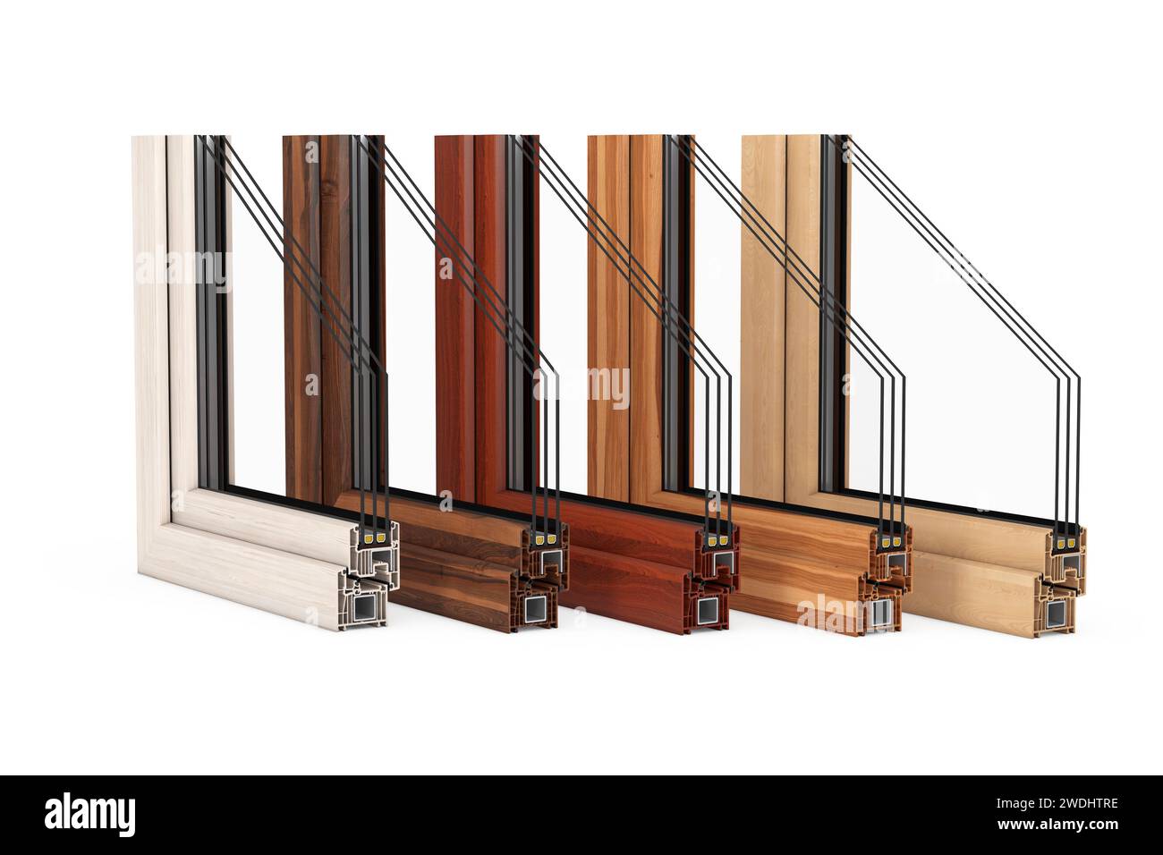 Installation in a window Cut Out Stock Images & Pictures - Alamy