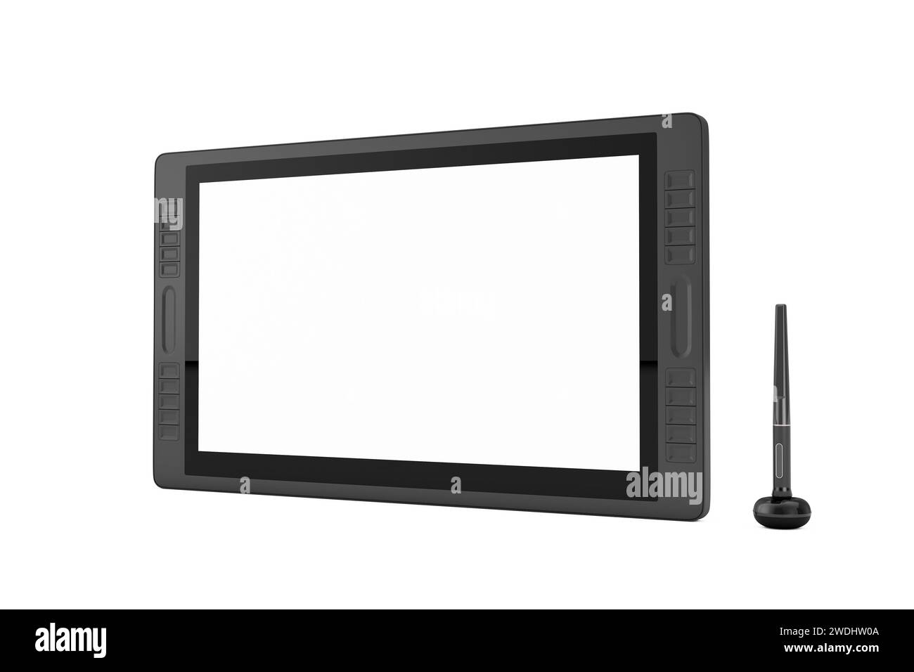 Big Size of Digital Graphics Drawing Tablet Monitor with Pen and Blank ...