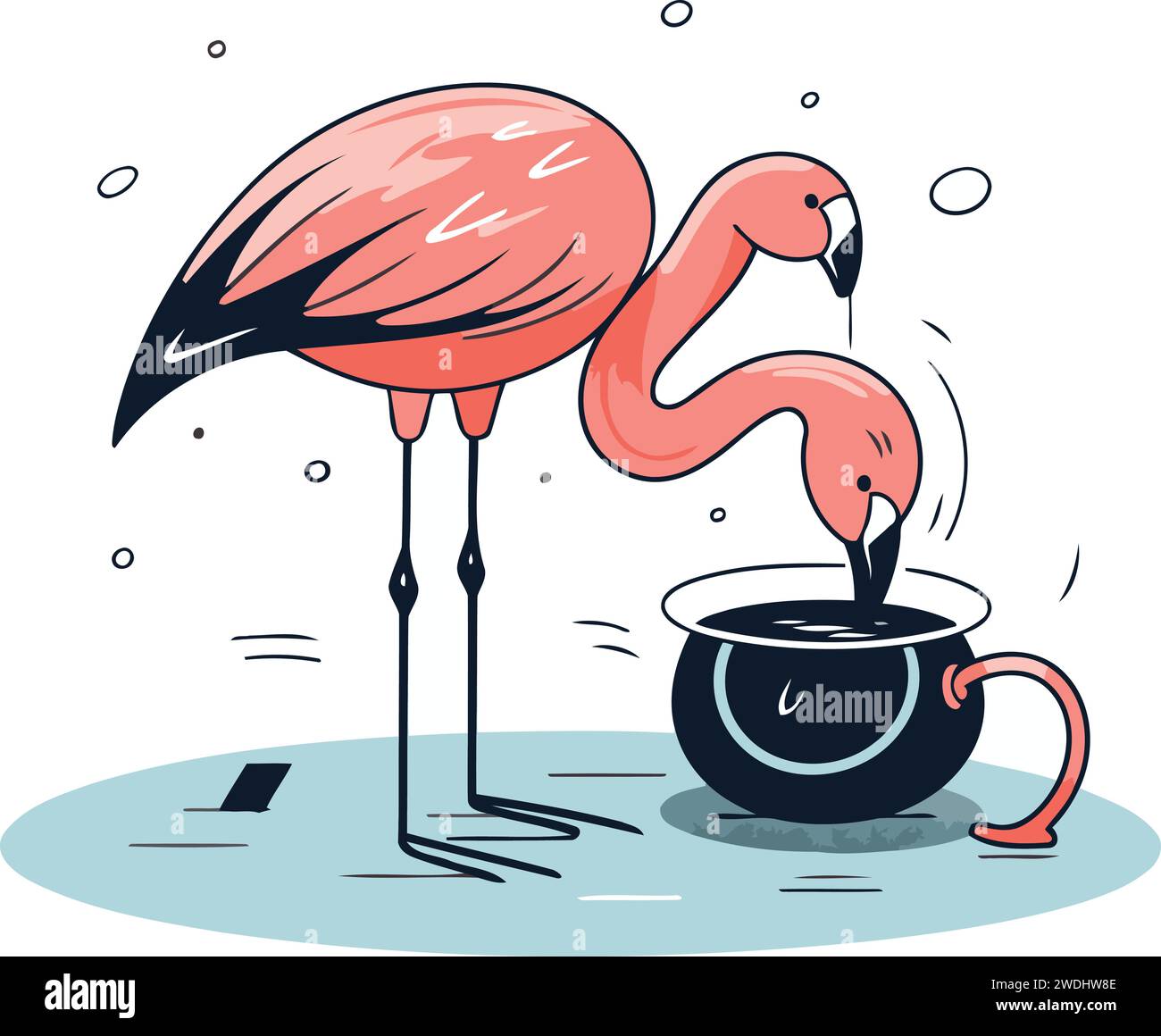 Boiling pot vector vectors hi-res stock photography and images - Alamy