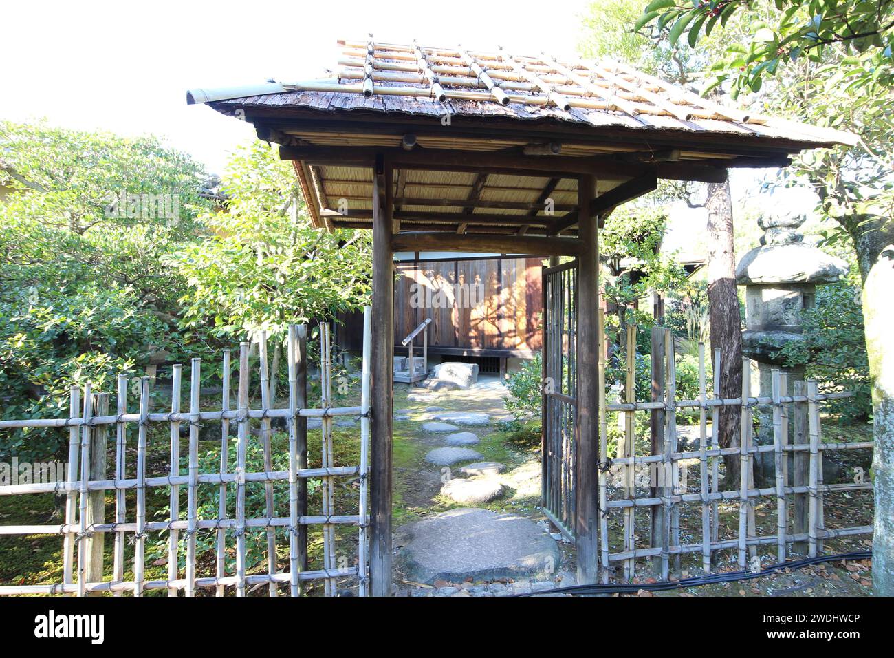 Roan House in Shosei-en Garden, Kyoto, Japan Stock Photo - Alamy