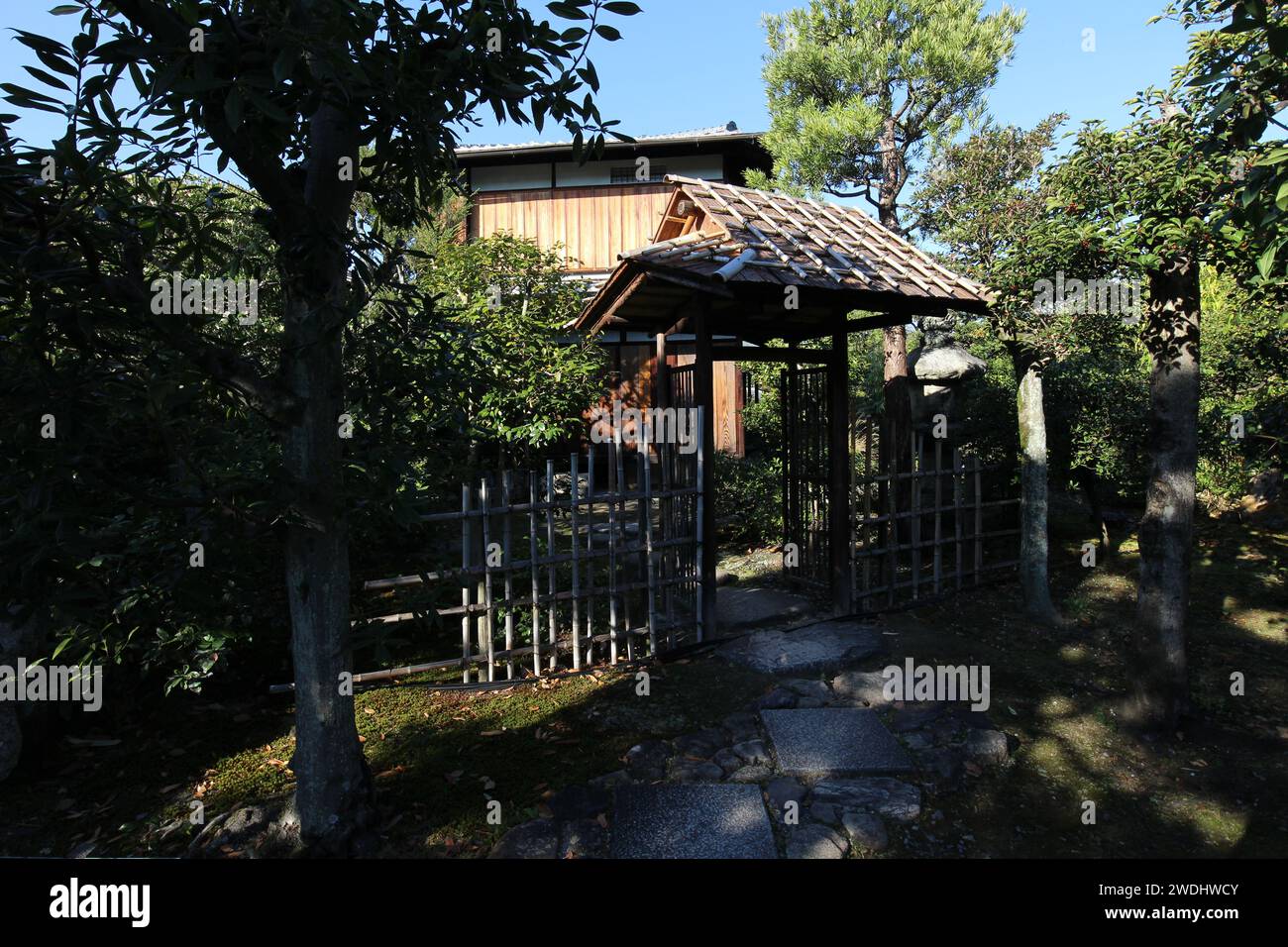 Roan House in Shosei-en Garden, Kyoto, Japan Stock Photo - Alamy