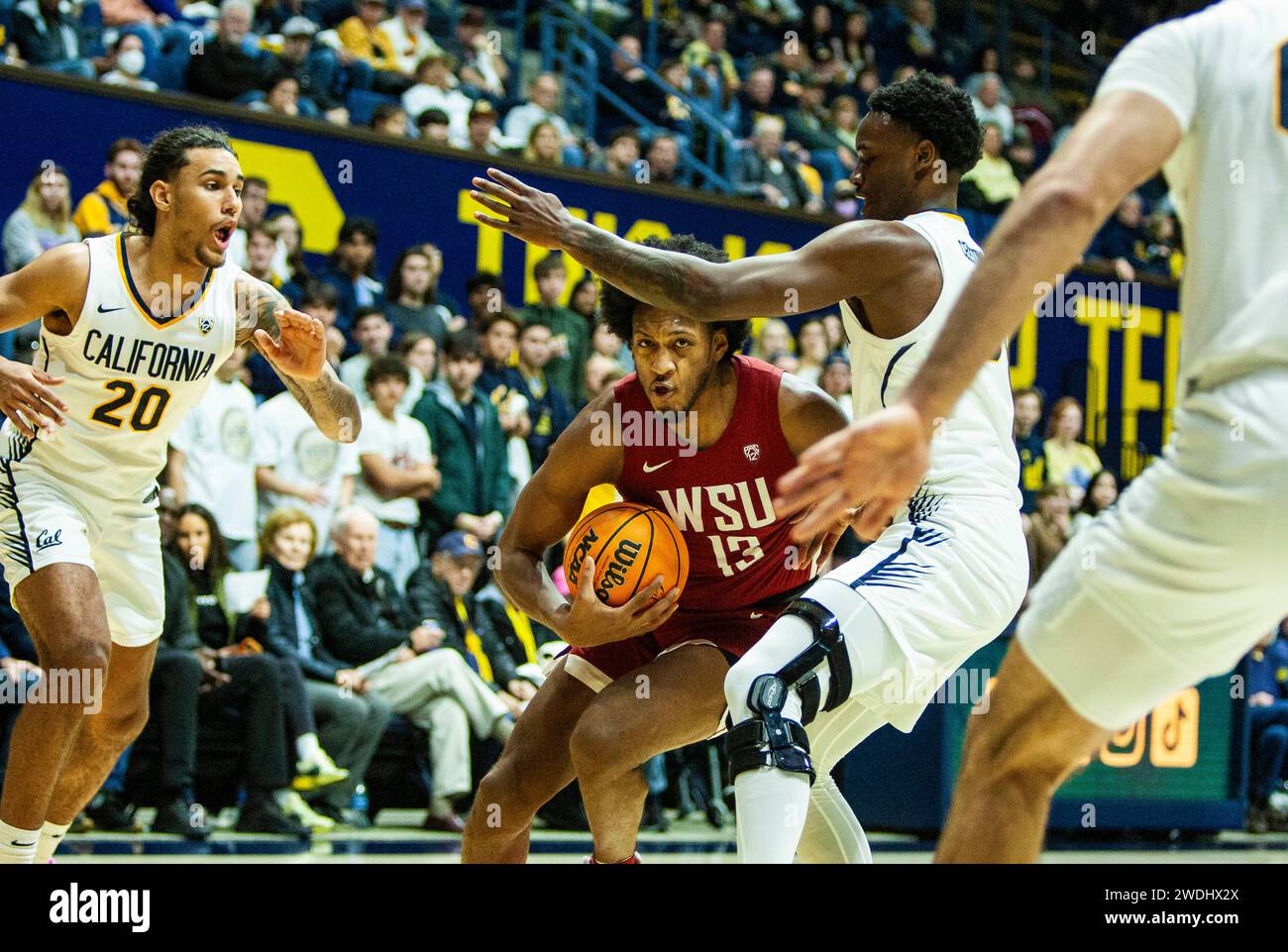 Berkeley, CA U.S. 20th Jan, 2024. A. Washington State forward Isaac ...