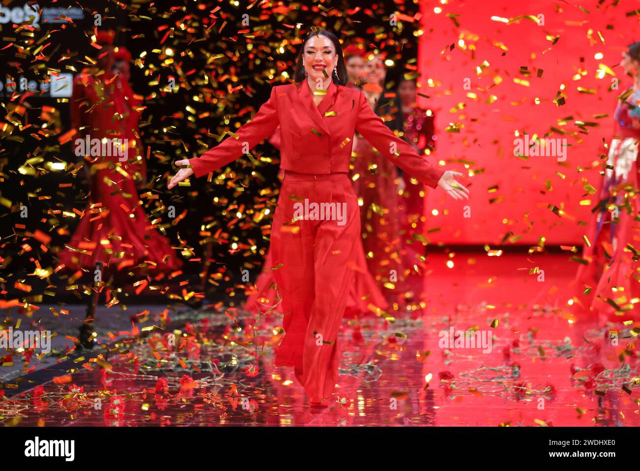 Designer Pilar Rubio is presenting her fashion show on Day 3 of SIMOF ...