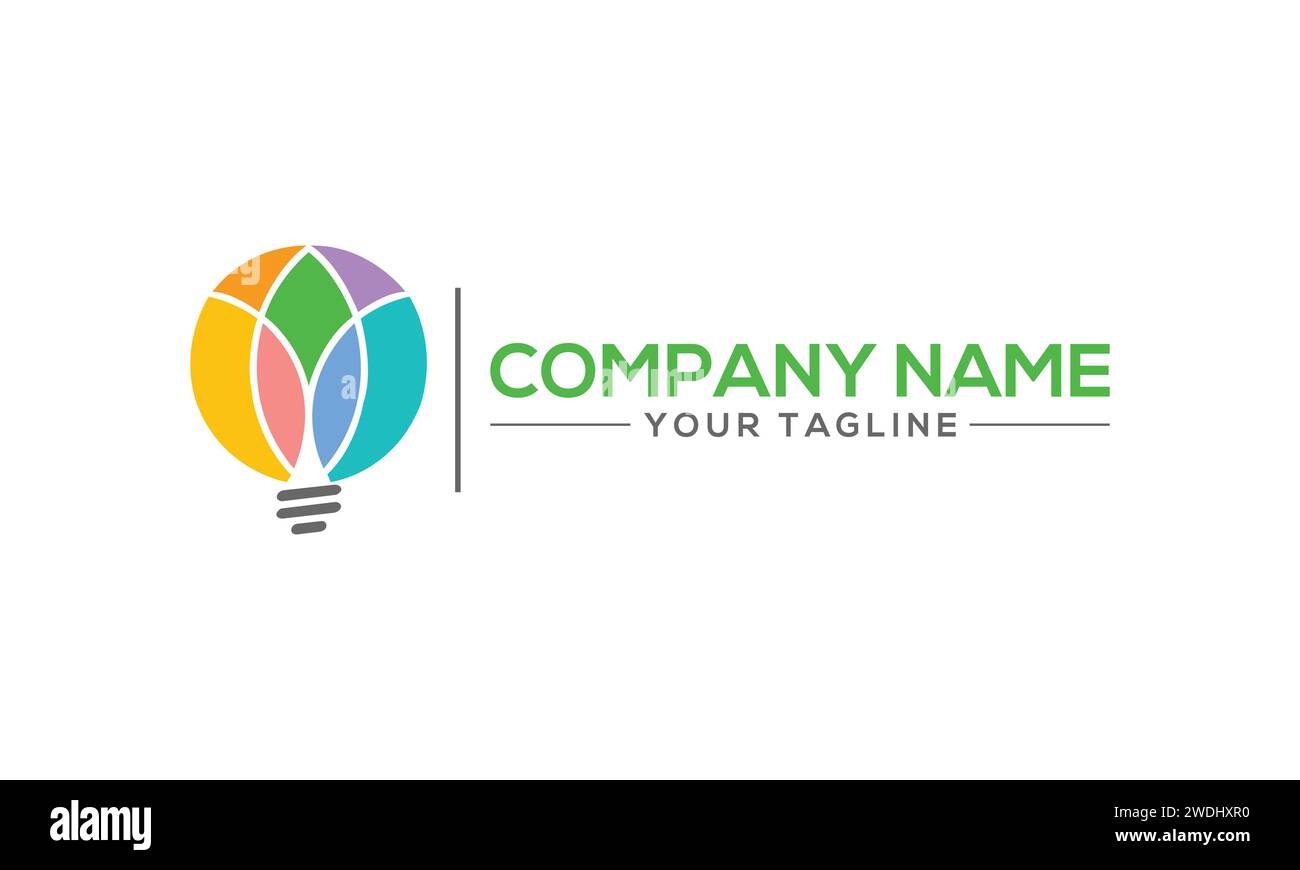 Energy Light Logo Design. Creative and Professional Solar energy bulb ...