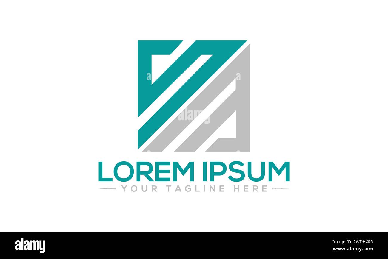 SM Letter Logo Design Stock Vector Image & Art - Alamy