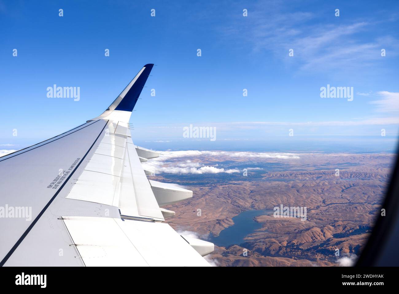 Airplane window water sky hi-res stock photography and images - Alamy