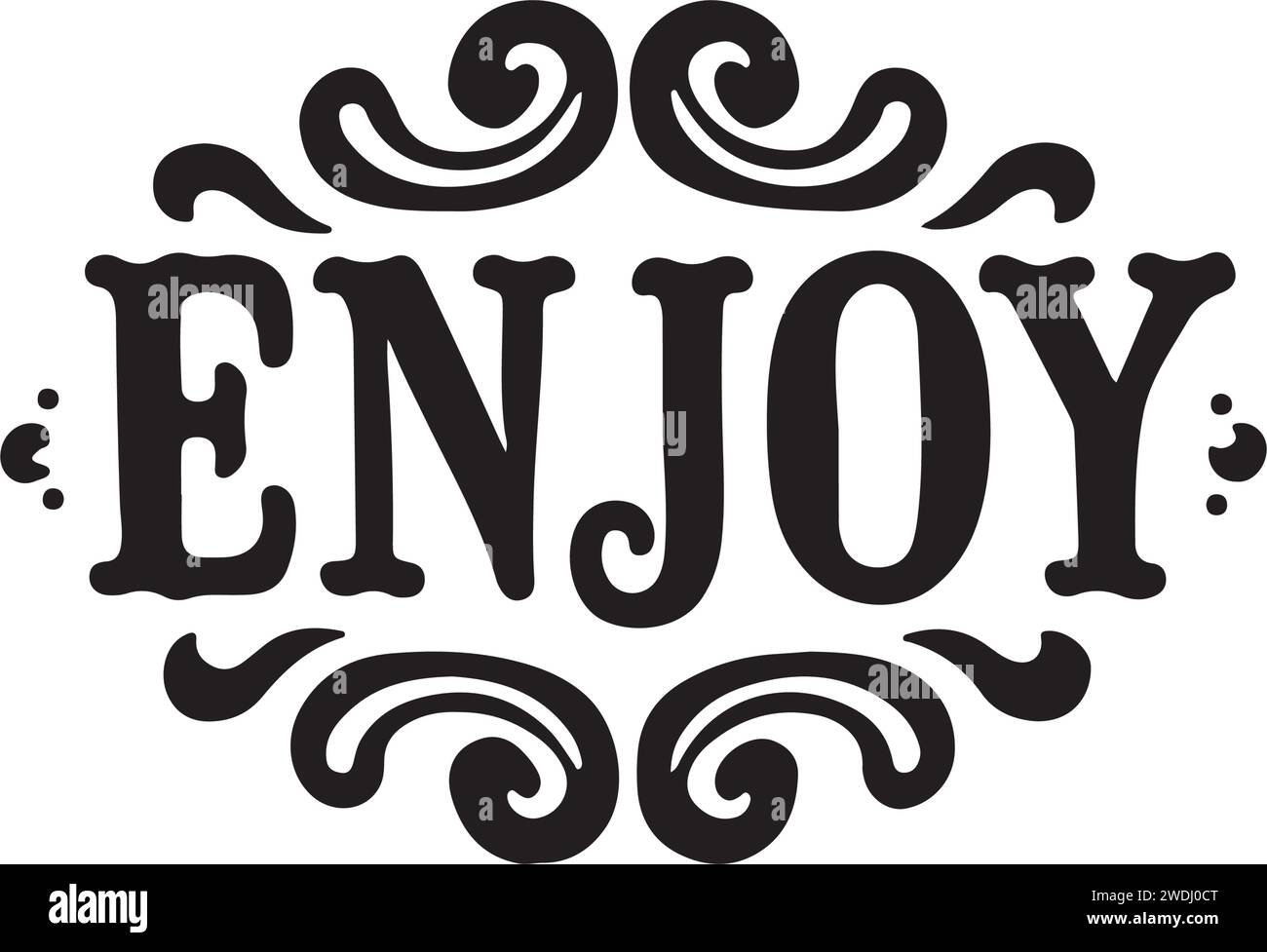 enjoy slogan t shirt vector Stock Vector Image & Art - Alamy