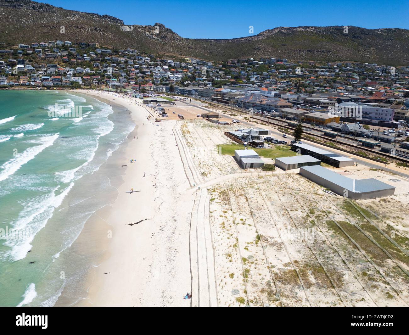 Fish Hoek Beach Sports Club, FHBSC, Fish Hoek, South Africa Stock Photo ...