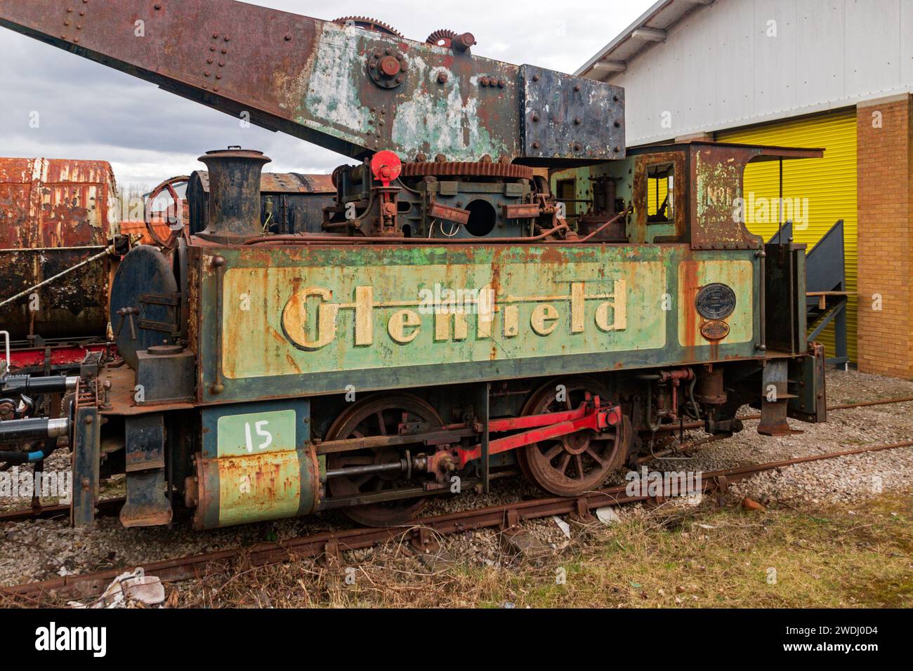Andrew Barclay 880/1902 0-4-0CT Crane ‘Glenfield No1’. South Ribble ...