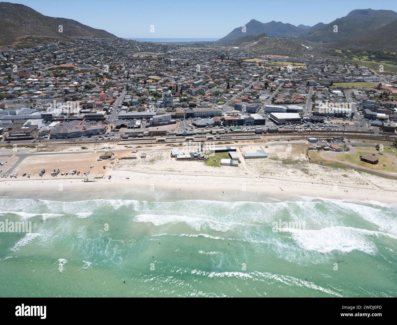 Fish Hoek Beach Sports Club, FHBSC, Fish Hoek, South Africa Stock Photo ...