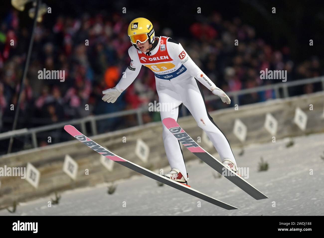 Zakopane, Poland. 20th Jan, 2024. Niko Kytosaho during the FIS Ski ...