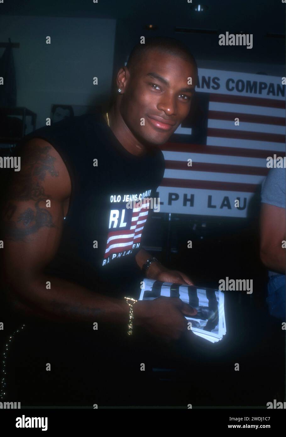 Los Angeles, California, USA 7th December 1996 Model Tyson Beckford ...