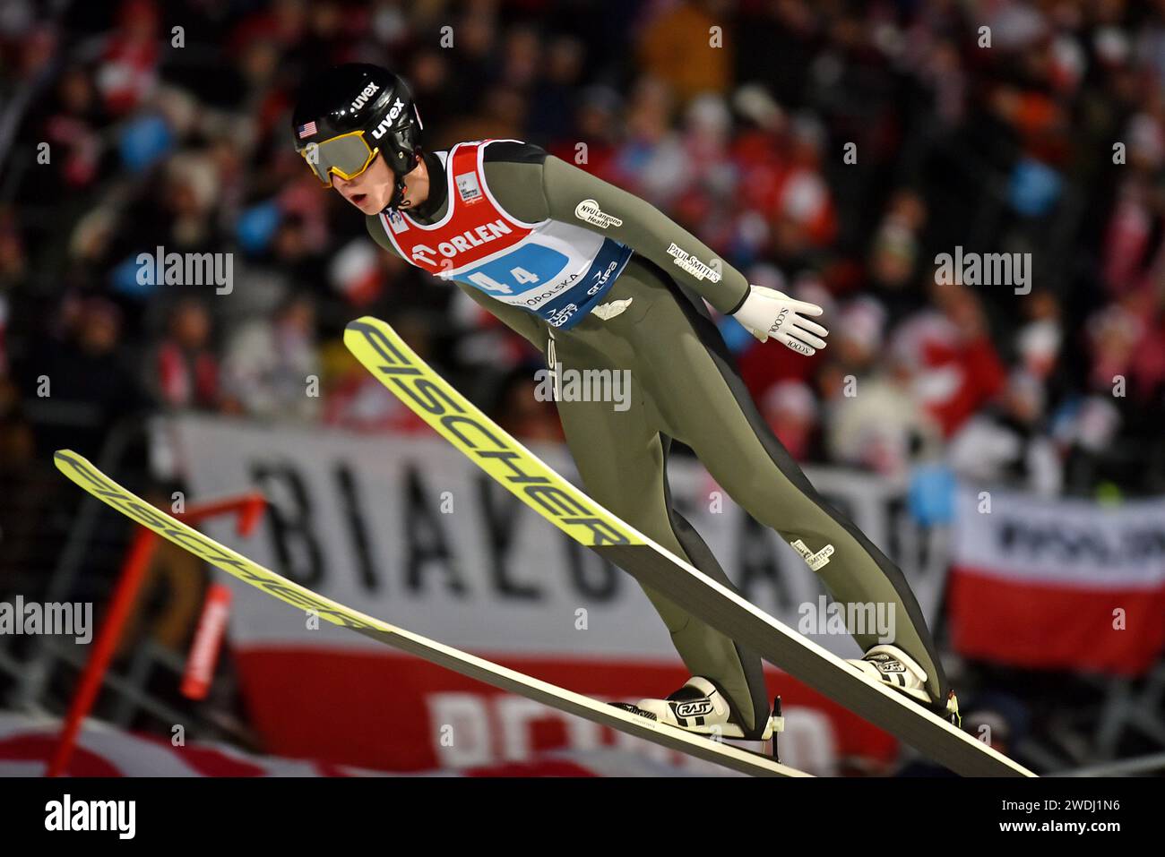 Zakopane, Poland. 20th Jan, 2024. Tate Frantz during the FIS Ski ...